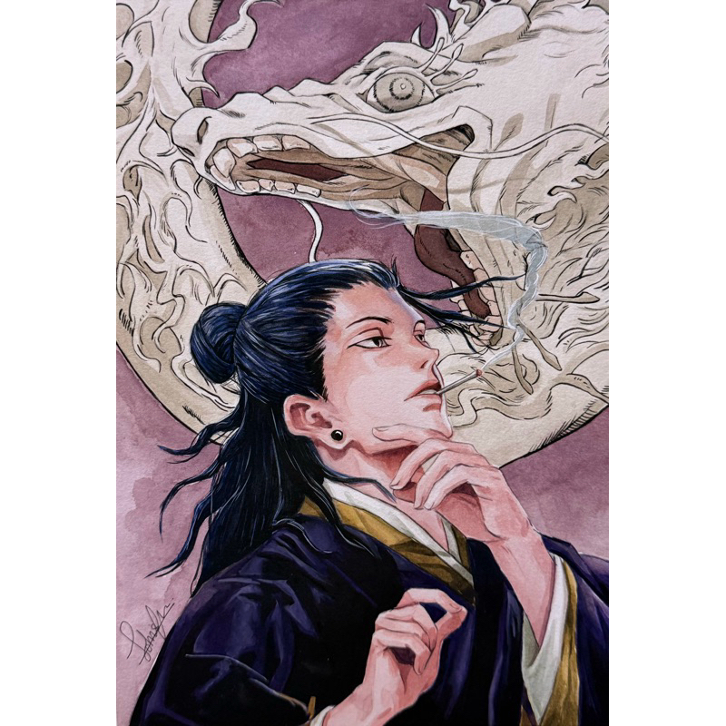 Jujutsu Kaisen Art Print (Geto) | Shopee Malaysia