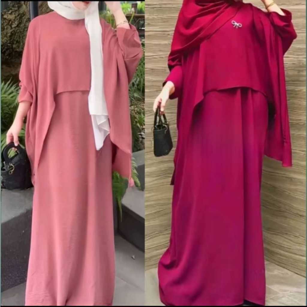 SET ELLY BLOUSE + SINGLET DRESS LABUH HOT TRENDING READY STOCK | Shopee ...
