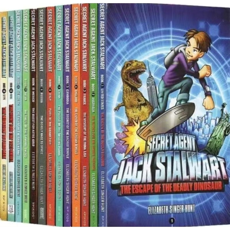 (14 Books) Secret Agent Jack Stalwart Story Books | Shopee Malaysia