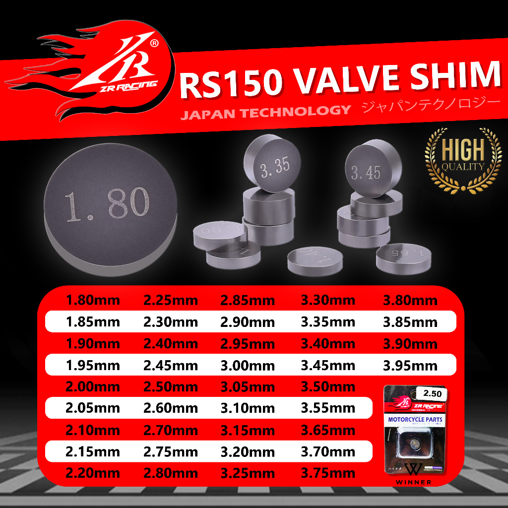 1pcs 7.48mm Motorcycle Valve Shim For RS150 R150 HONDA MOTORCYCLE PARTS ...