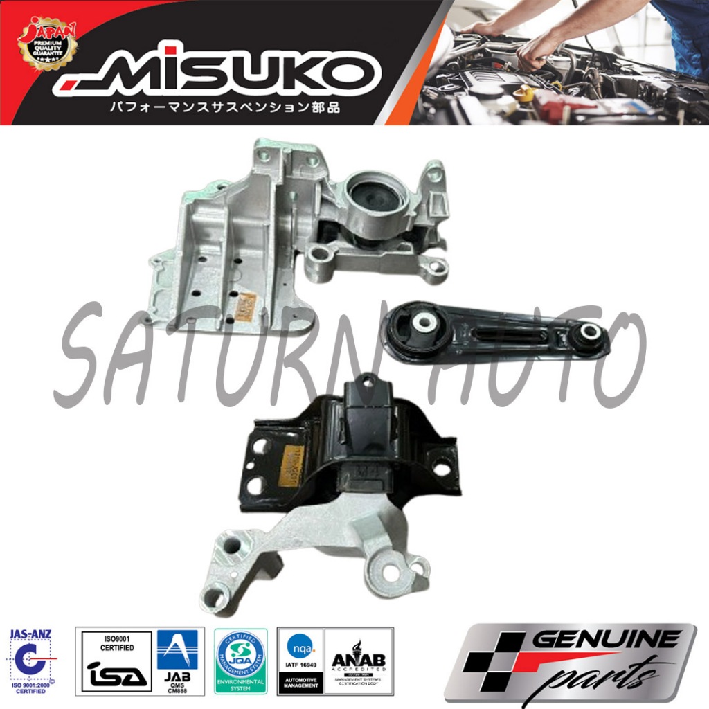 NISSAN X-TRAIL T31 ENGINE MOUNTING KIT SET BRAND MISUKO 1 SET 3PCS (WITH BRACKET) | Shopee Malaysia