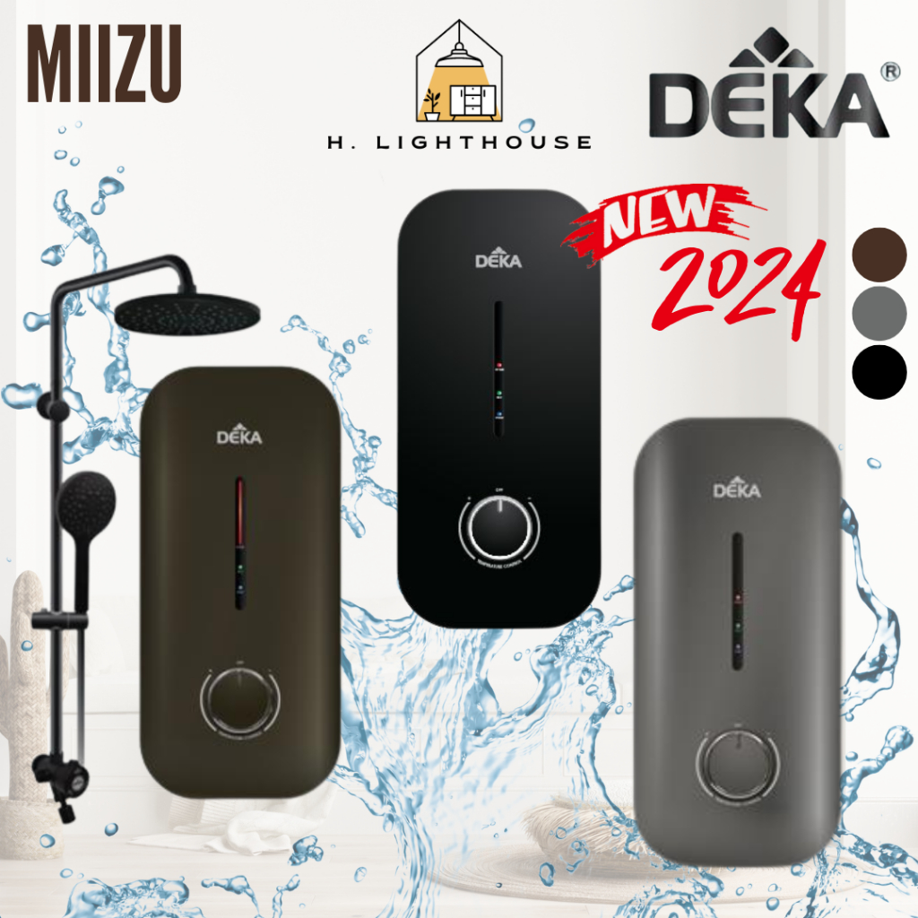 Deka MIIZU AQUAS SERIES Pam Inverter DC Booster dengan Pemanas Air ...