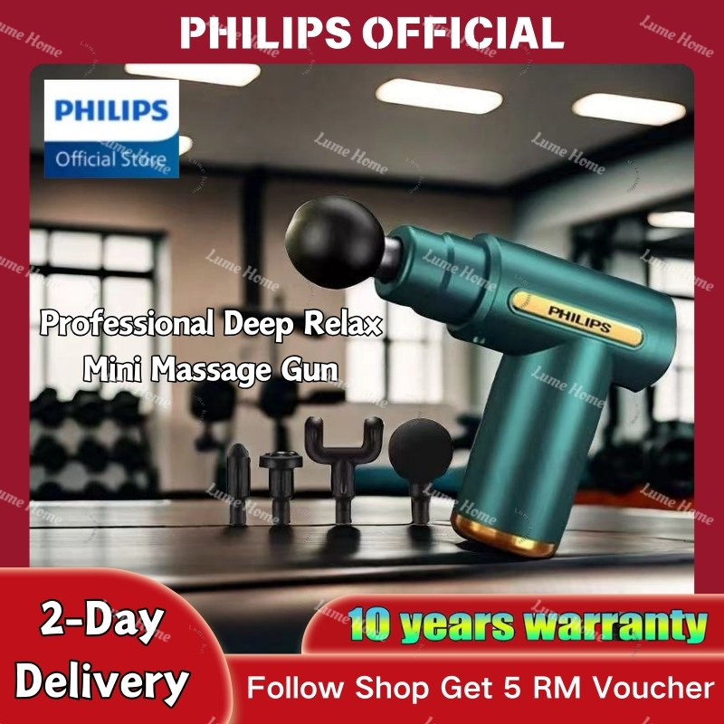 [Malaysia Spot] 100% original Philips mini fascia massage gun small ...