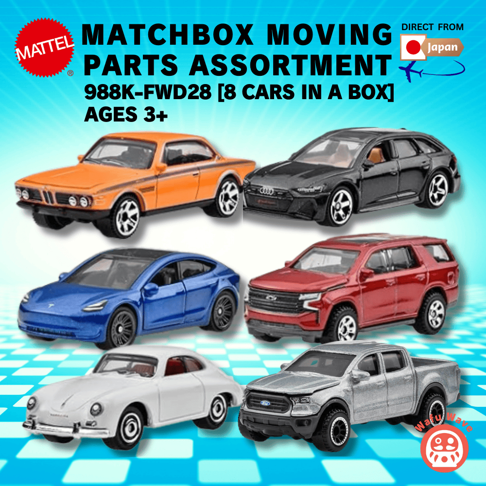 Matchbox Moving Parts Assortment [8 cars in a box] [Ages 3+] 988K-FWD28 ...