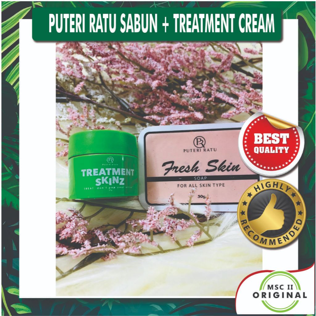 PUTERI RATU SET TREATMENT CREAM + SABUN | Shopee Malaysia