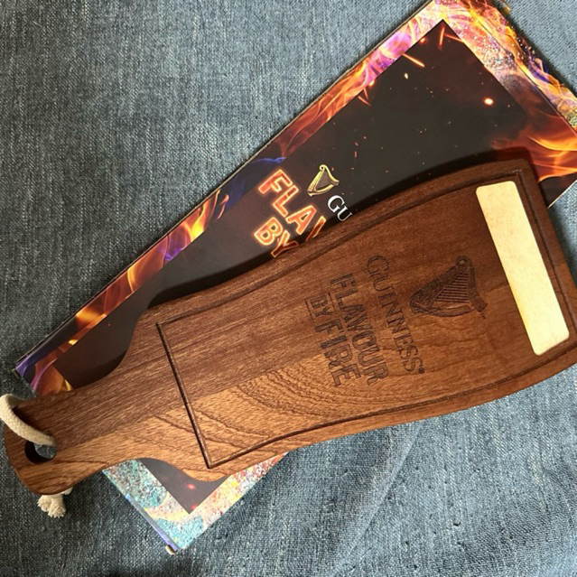 Guinness Board 2025 / Guinness Cutting Board / Guinness Flavour by fire ...