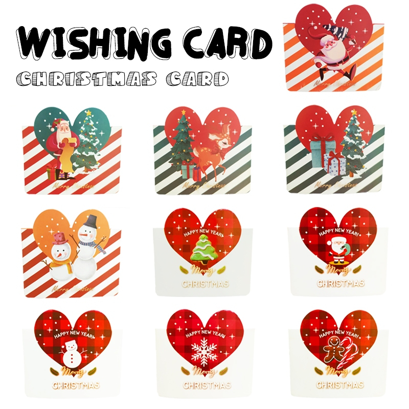[PANDA] Marry Christmas Wishing Card Kad Ucapan Krismas Colorful ...