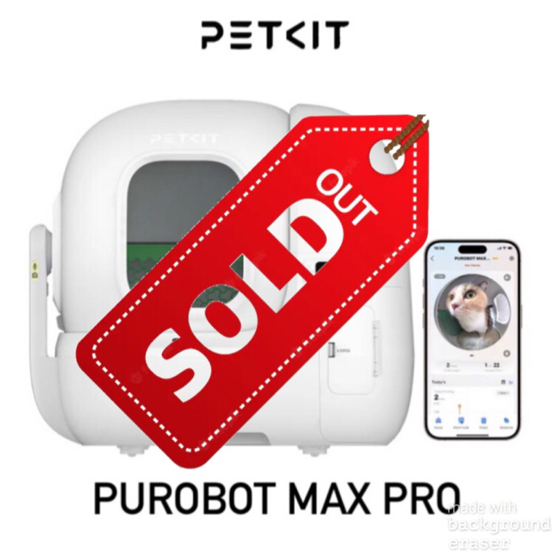 PETKIT PUROBOT MAX PRO WITH CAMERA, AUDIO, APP Self-Cleaning Cat Litter ...