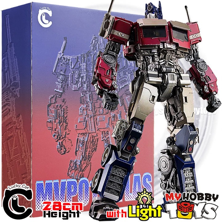 Lucky Cat Transformable Robot - MVP01 MVP-01 Atlas 28cm Optimus Prime ...