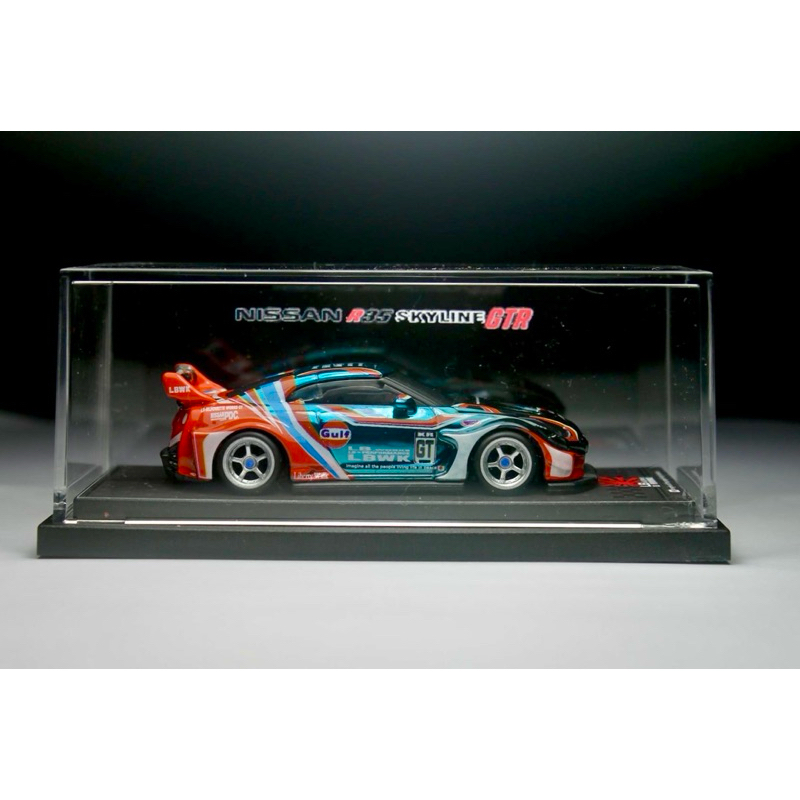 Hot wheels Nissan GTR R35 Gulf LBWK Spectraflame blue custom ...