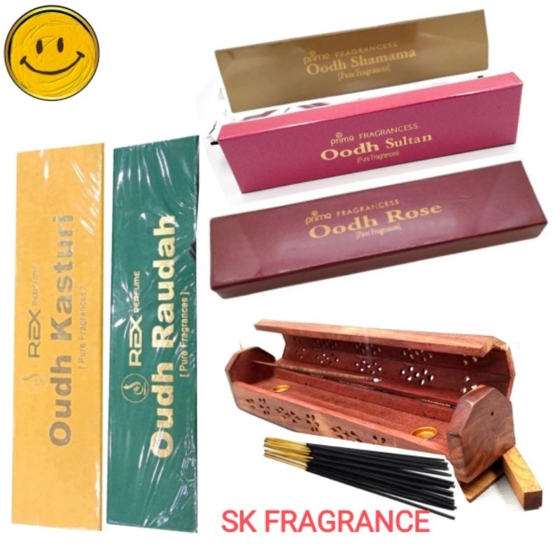 Prime Fragrance OUDH KASTUTRI/RAUDAH/ROSE/SULTAN Incense Sticks 50G[ 1 ...