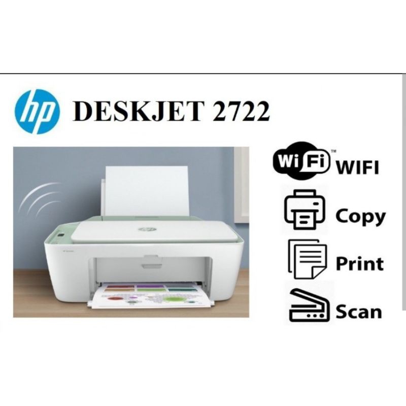 Hp 2722 Printer Only (Copy+Print+Scan+Wireless) | Shopee Malaysia
