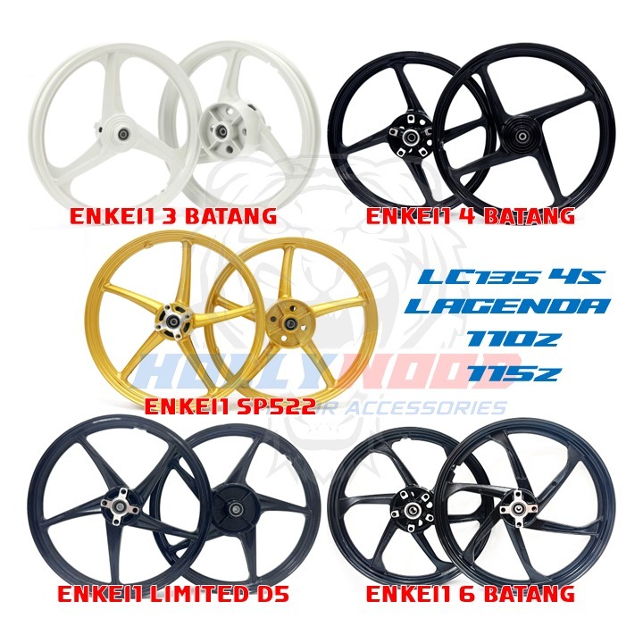 RIM LC135 LAGENDA115 EZ115 SPORT RIM 3 BATANG 4 BATANG LIMITED SP522 6 ...