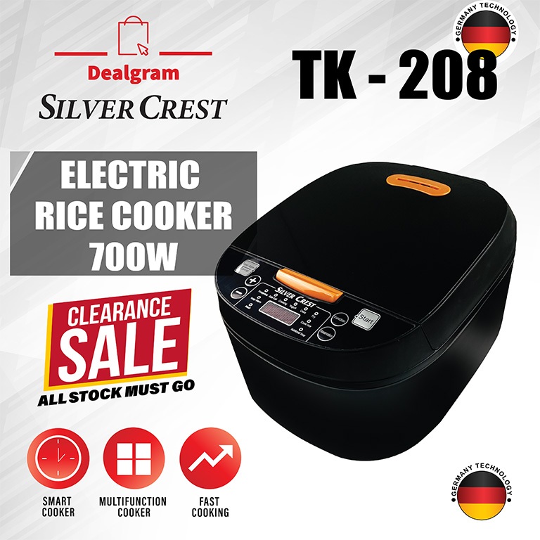 Silver Crest 5L Electric Rice Cooker Multi Function Intelligent Rice ...