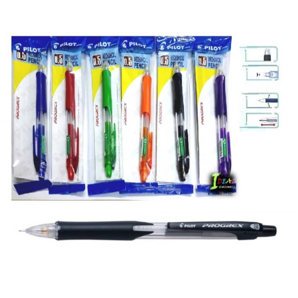 PILOT H-125C Progrex Mechanical Pencil 0.5 mm japan | Shopee Malaysia
