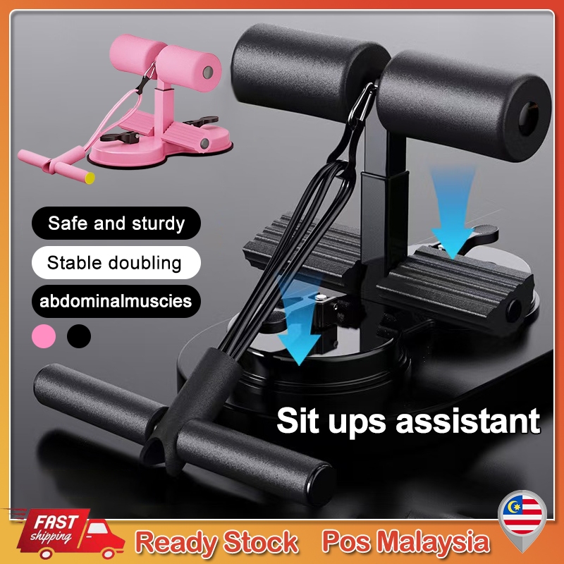 【Upgrade】Home Gym Double Suction Sit Up Bar stand tool exercise ...