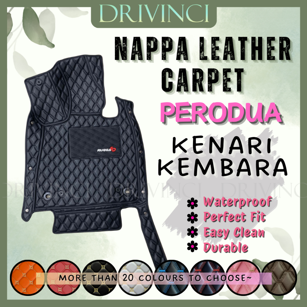 PERODUA Kenari Kembara 5D 6D Car Floor Rear Mat Liner Carpet Custom ...