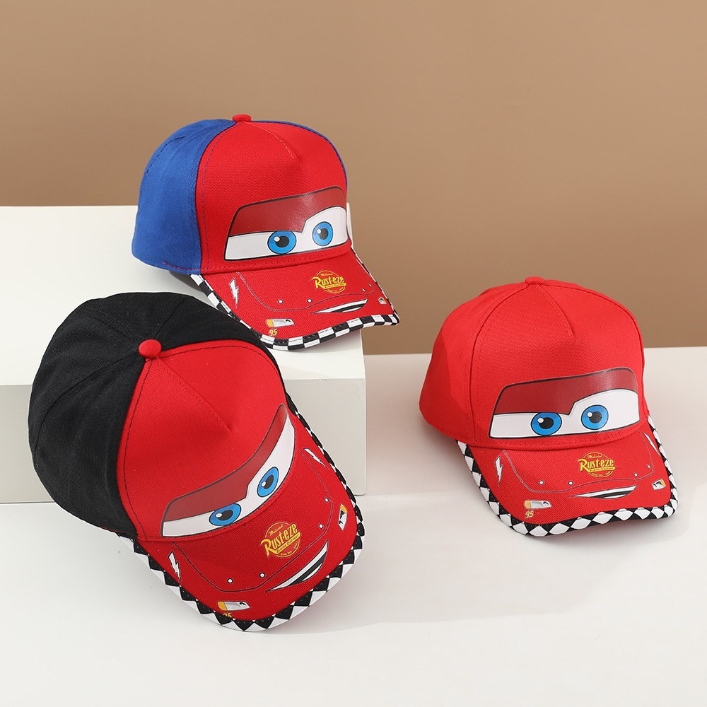 Teen Boys Hats Lightning Mcqueen Baseball Children Sun Visor Adjustment ...