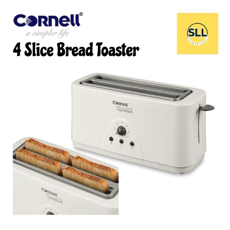 CORNELL BREAD TOASTER 4 SLICE CT-E481C | Shopee Malaysia