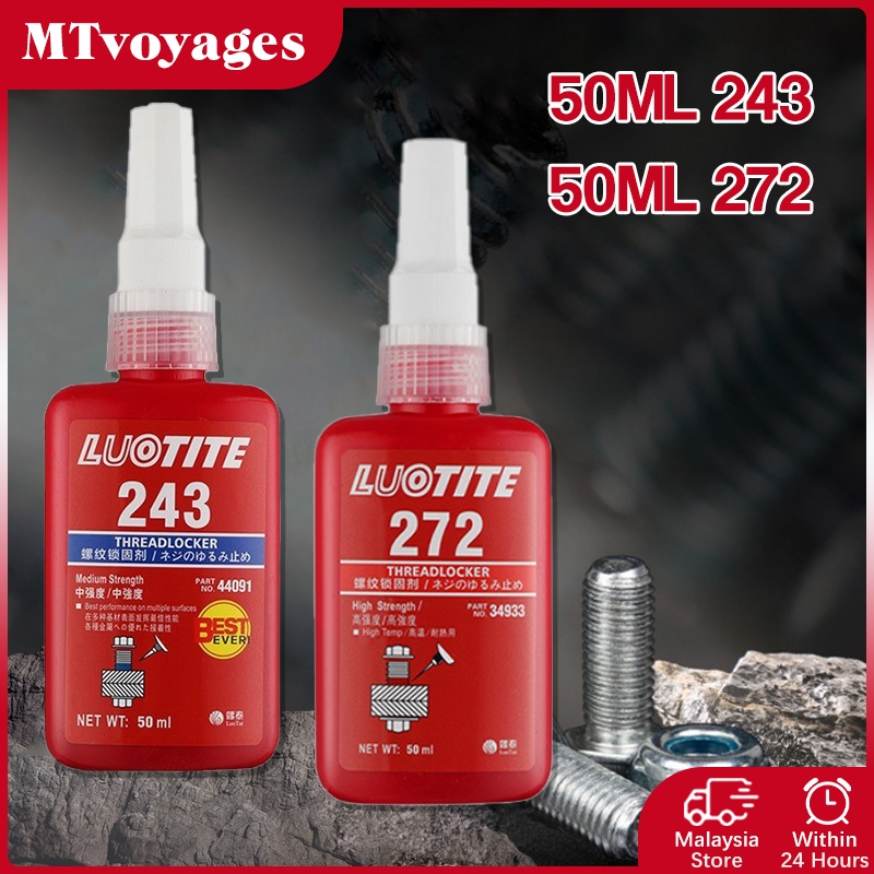 243 Threaded Locking Sealant Threadlocker Anaerobic Glue Metal Forming Glue Screw Bolt Fastening ...