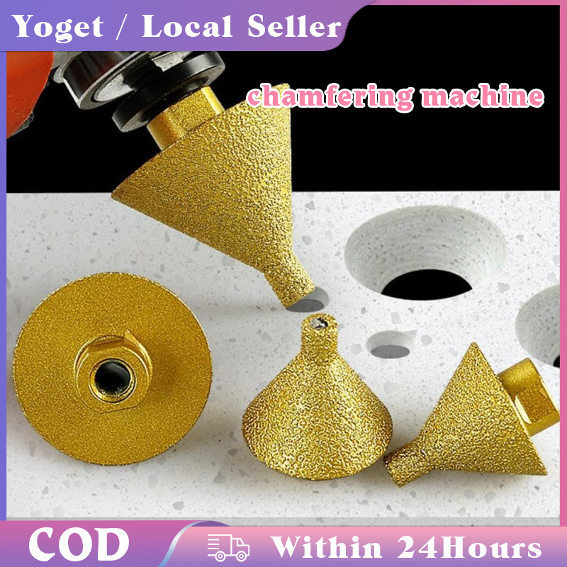 M10 Diamond Beveling Chamfer Bit / Ceramic Tile Hole Opener For Tiles ...