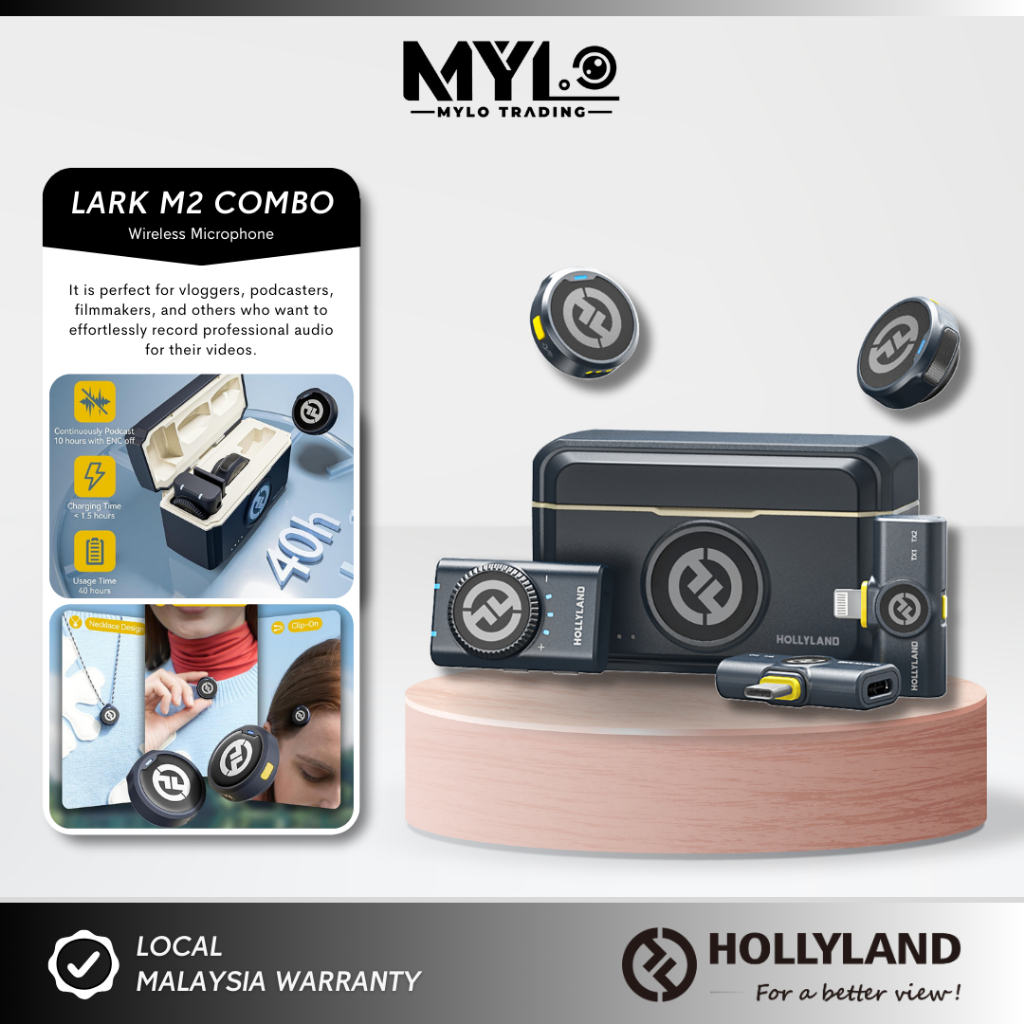(READY STOCK) - Hollyland Lark M2 Combo | Duo | Usb-C | Lightning ...