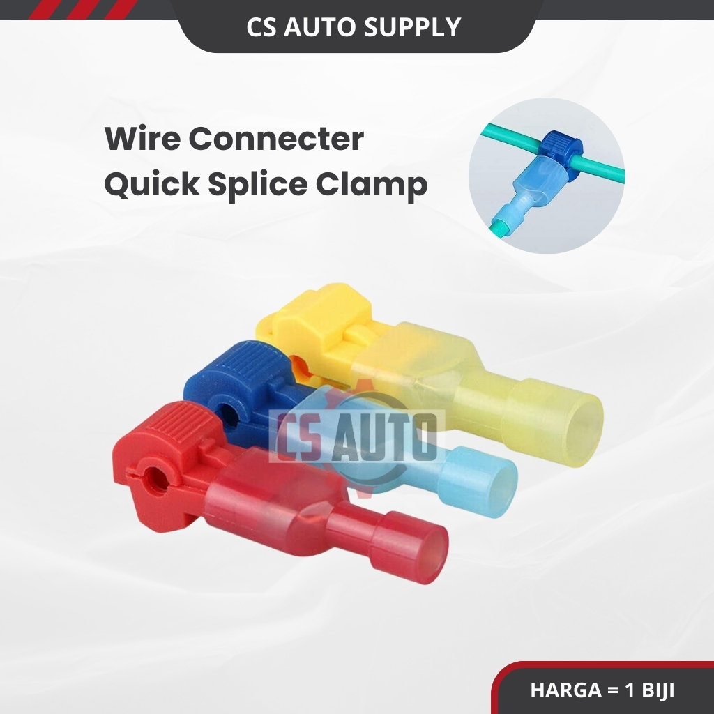 Set Connector Electrical Cable Quick Splice Clamp Lock Wire Terminal ...