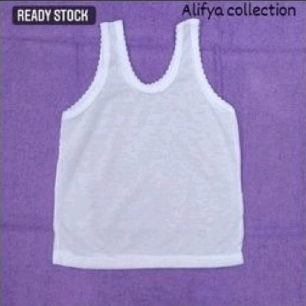 Singlet Perempuan Putih Sekolah(Made In Malaysia) | Shopee Malaysia