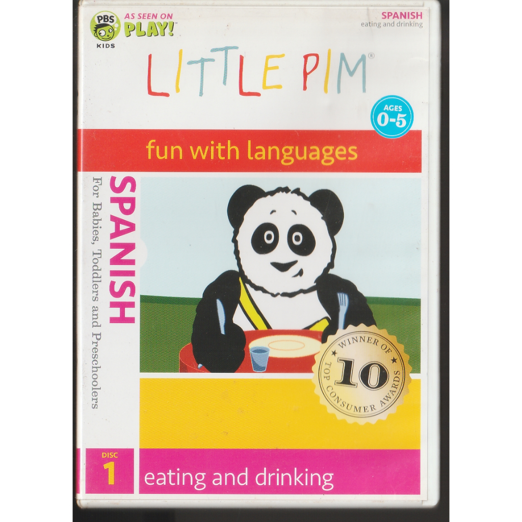 DVD LITTLE PIM : EATING AND DRINKING ( SPANISH ) | Shopee Malaysia