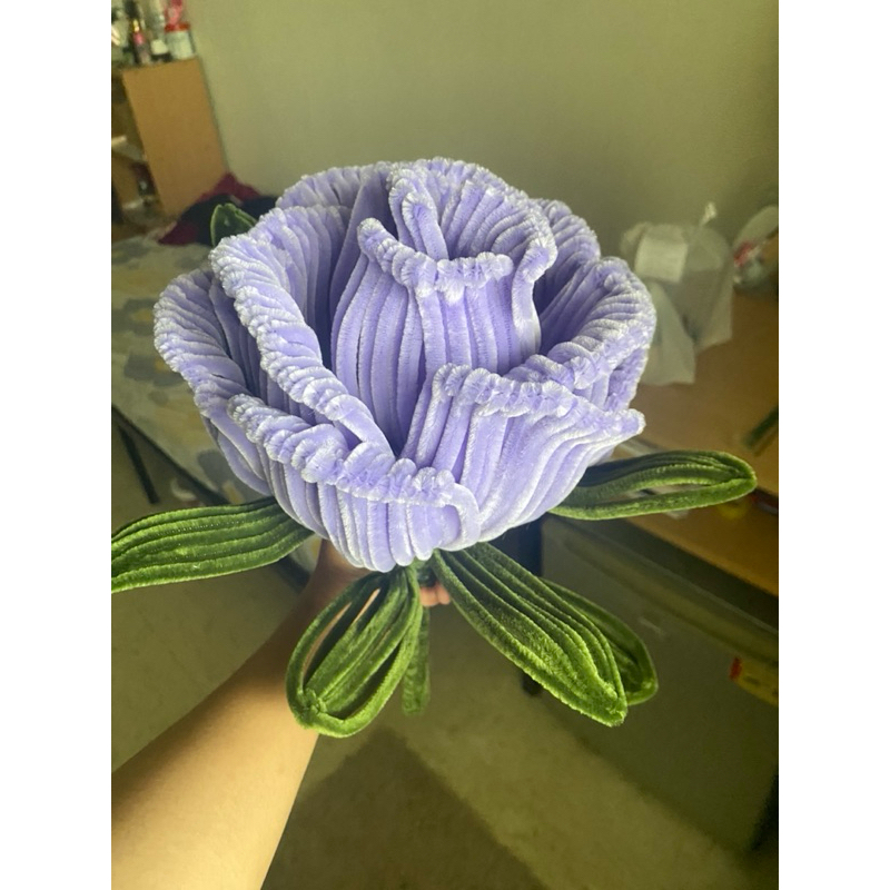Bunga Rose Besar Kawat Bulu Gebu | Shopee Malaysia