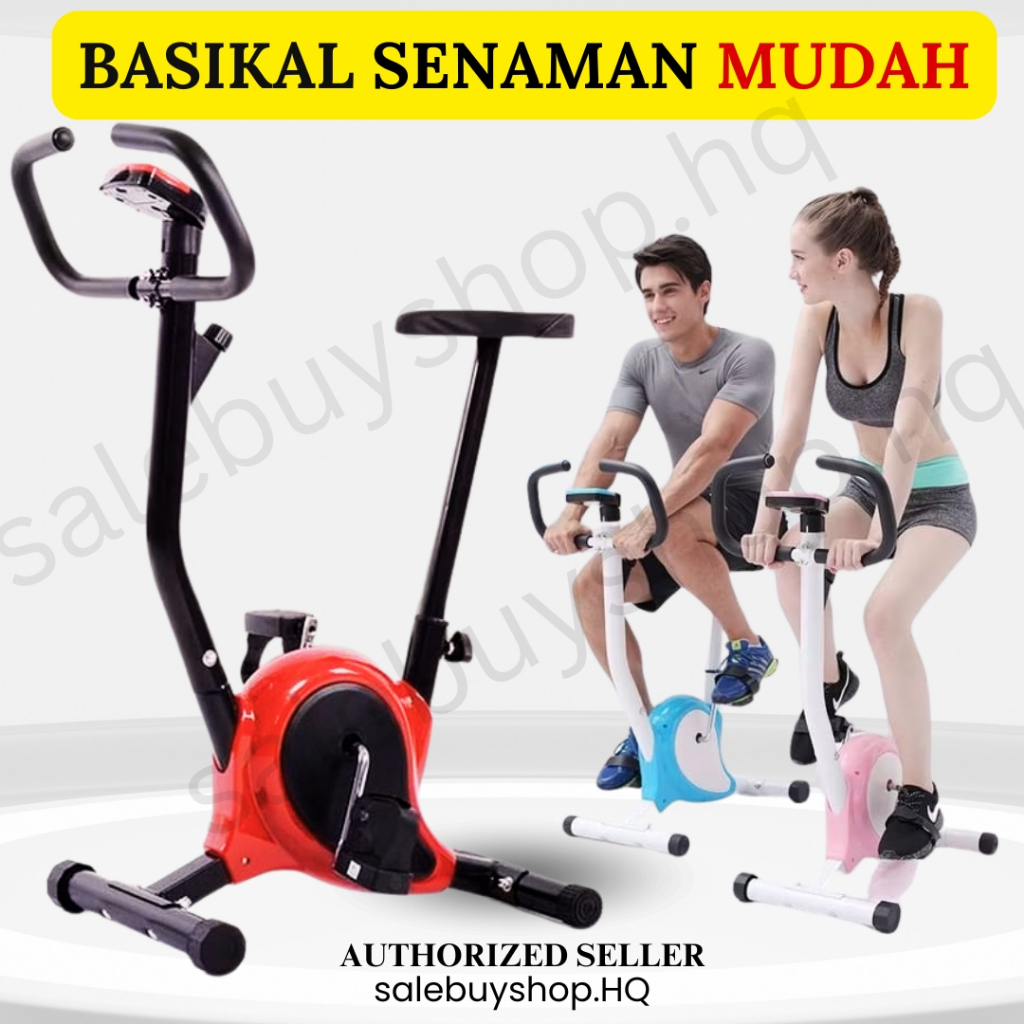 Basikal senanan/Home Office Exercise Bike Gym Workout Fitness Sport ...
