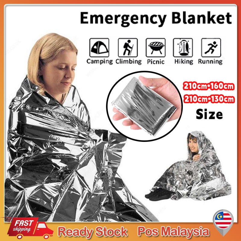 Emergency Rescue Thermal Blanket Reflective Outdoor Safety Keep Warm ...