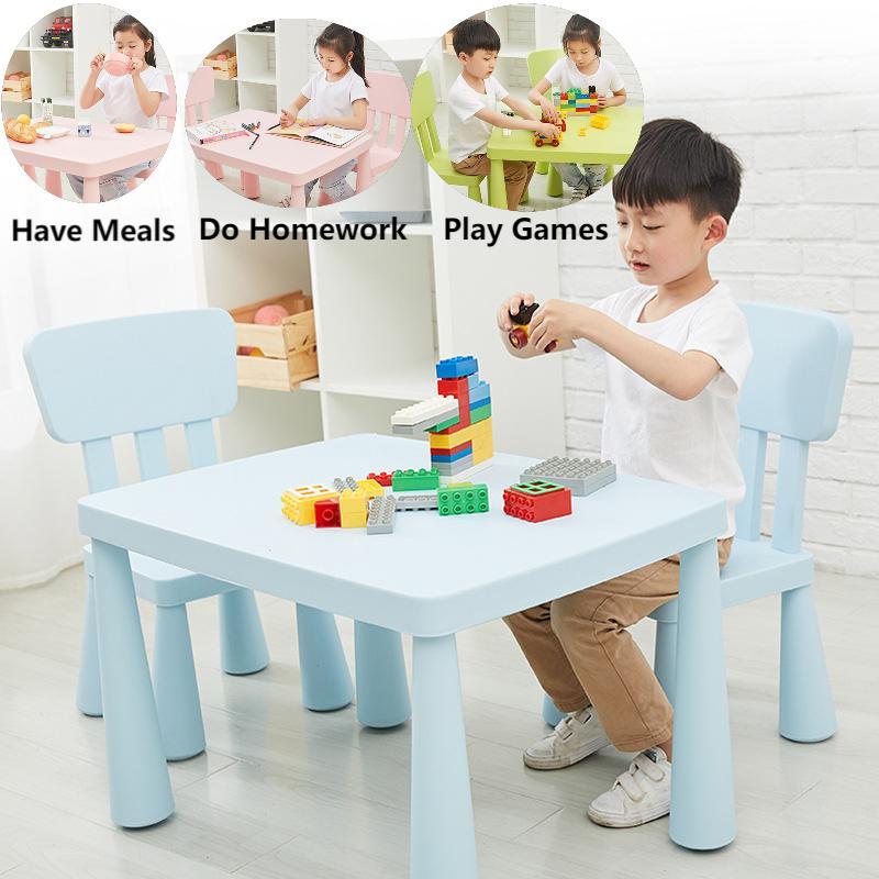 Multi-purpose Junior Kid Study Table With Chair Kindergarten ...