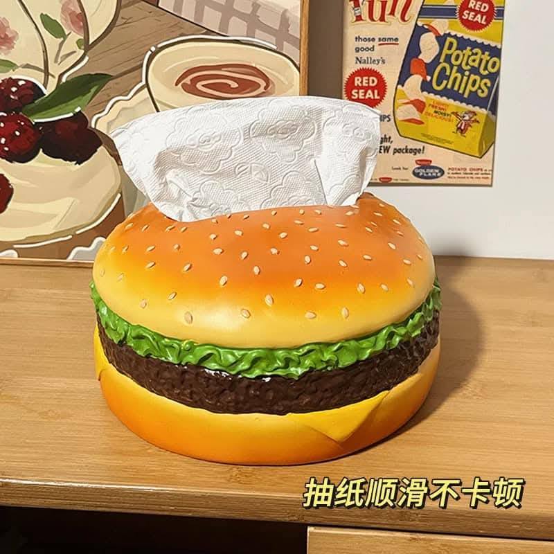KT4071 Burger-shaped tissue box 汉堡纸巾盒 Kotak tisu bentuk burger | Shopee ...
