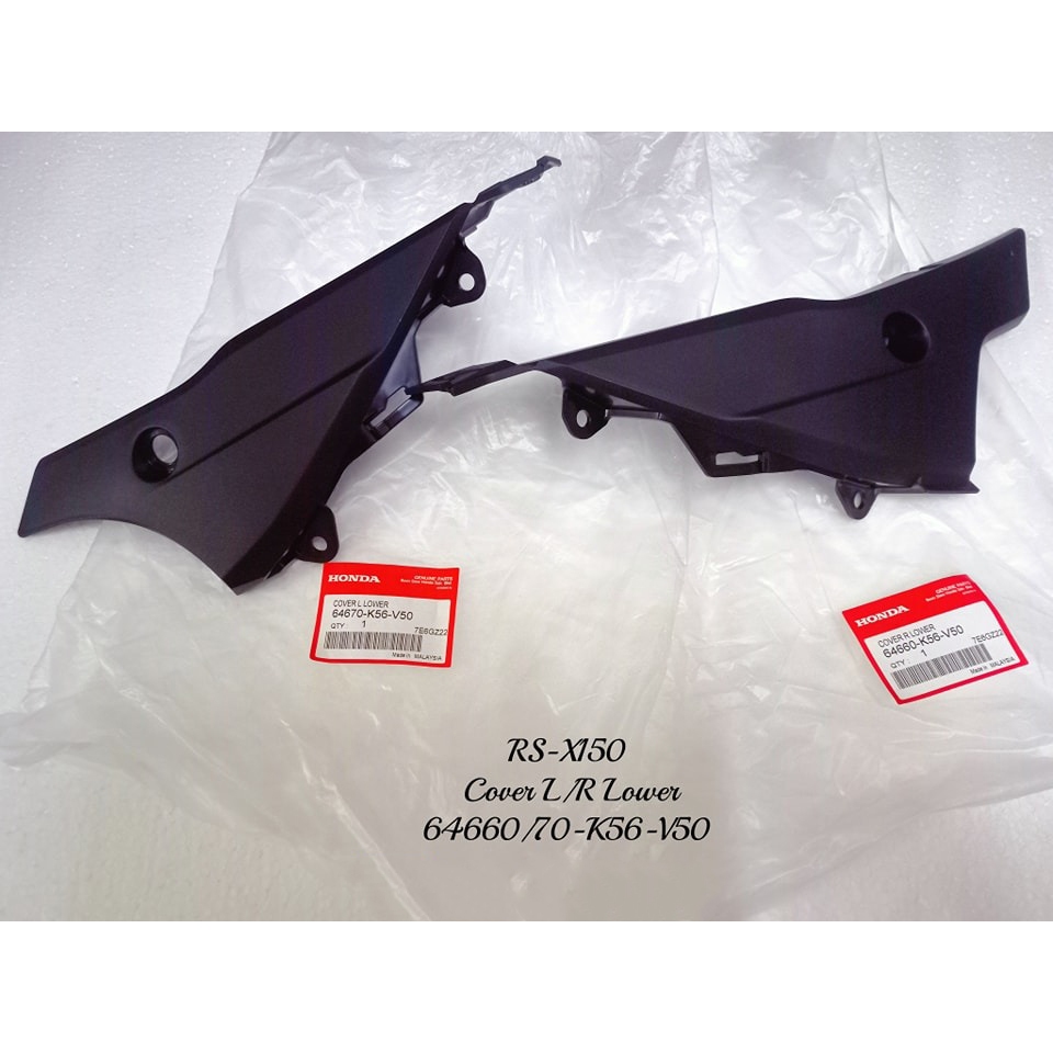100% ORIGINAL RSX150 LOWER INNER COVER SET 0 64670-K56-V50 64660-K56 ...