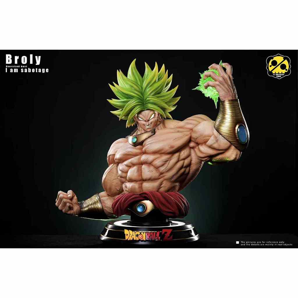 2% Studio - Broly Bust Dragon Ball Resin Statue GK Anime Figure ...