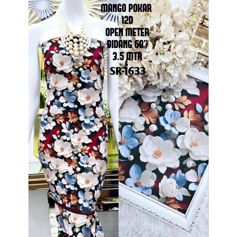 KAIN MANGO 12 D PREMIUM BIDANG 60/ 3.5 Meter | Shopee Malaysia