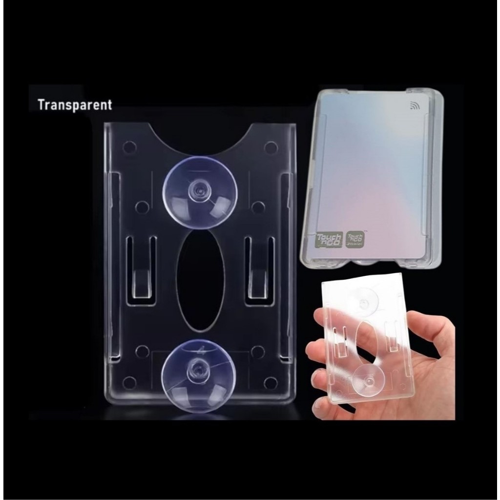 Car Access Card Holder With Suction TNG Card Holder PVC Ticket Holder ...