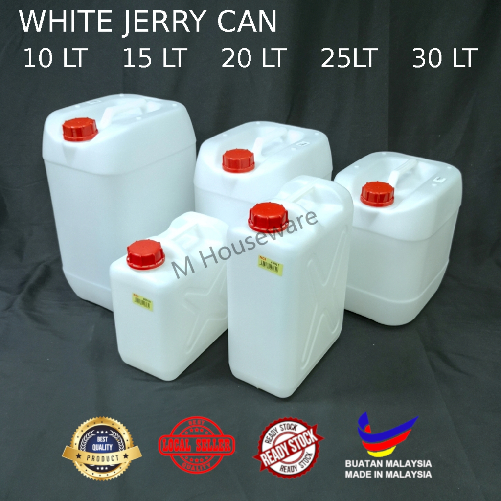 Plastic Jerry Can 10LT ~ 30LT Water Container Tong Air Minyak Bekas Air ...