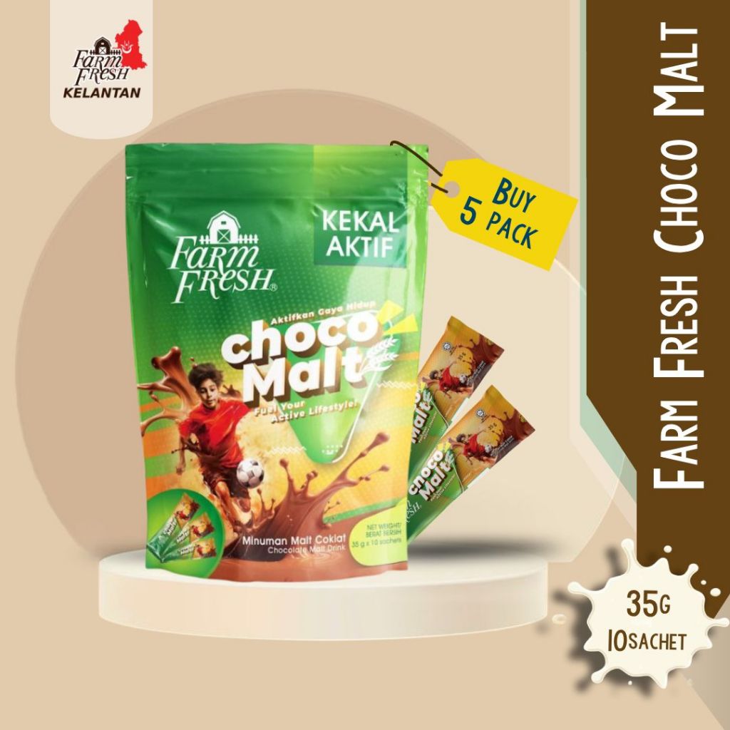 CHOCO MALT FARM FRESH 35G X10 SACHET | Shopee Malaysia