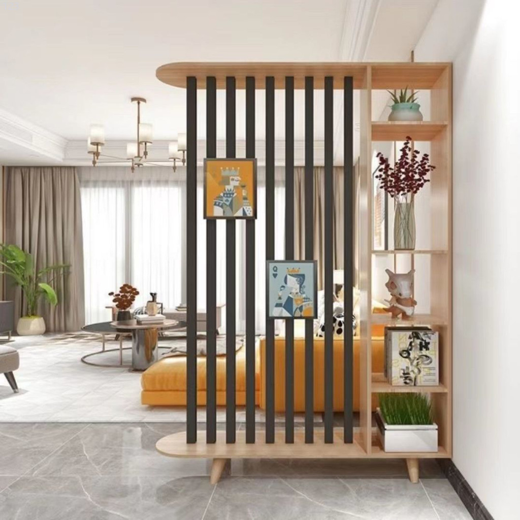 Entrance Door, Living Room, Entrance, Partition Cabinet, Solid Wood ...