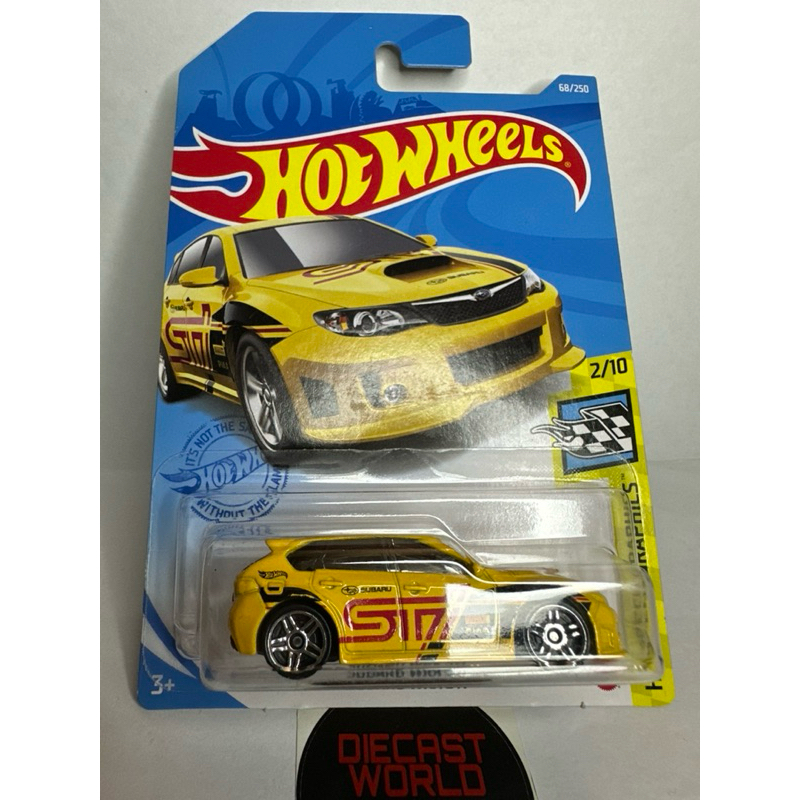 Hotwheels Subaru WRX STI Yellow | Shopee Malaysia