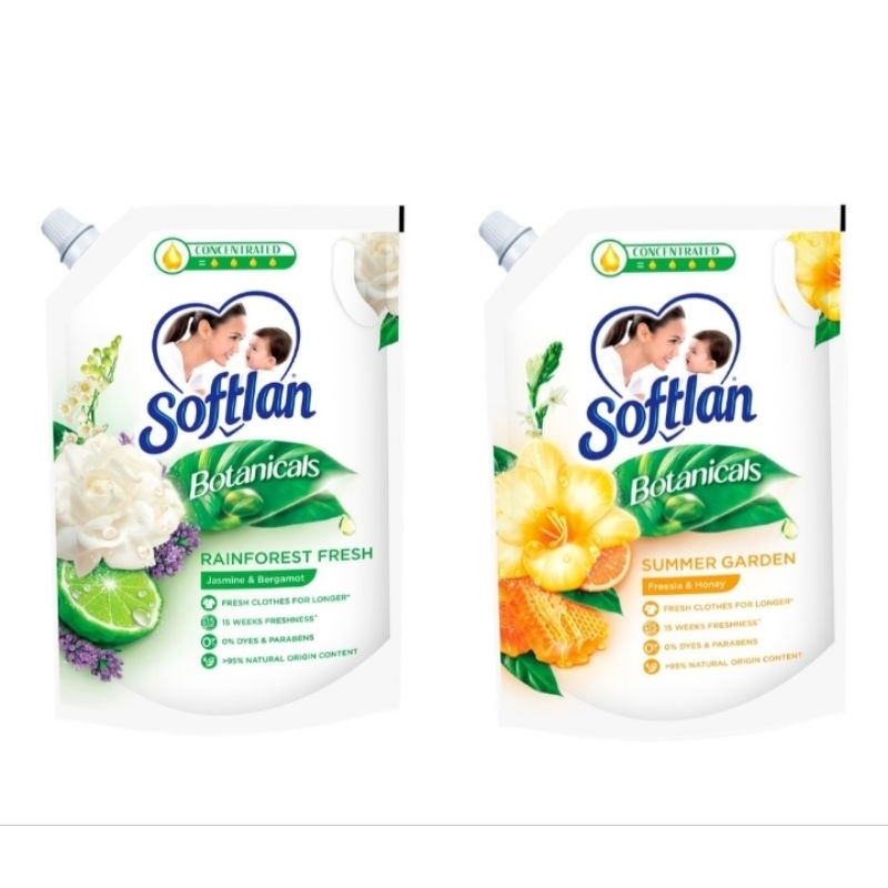 SOFTLAN Botanical Rainforest Fresh Softener 1.3L | Botanical Summer ...