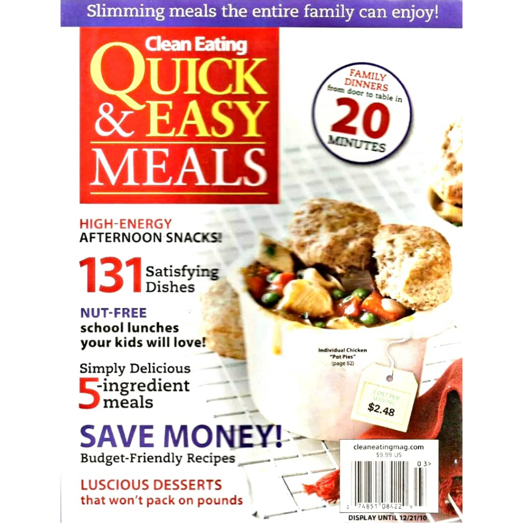 CLEAN QUICK & EASY MEALS | QUICK DINNERS READY IN 20 MINUTES • 131 ...