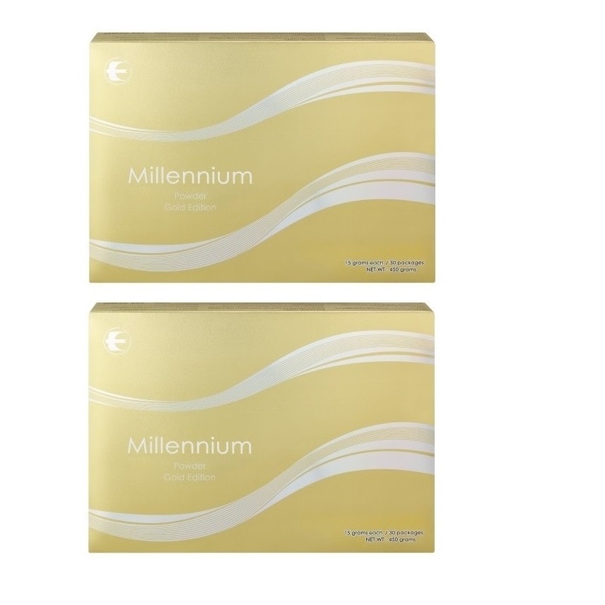 Millennium Powder Gold Edition 2 Box (60 sachets x 15g) | Shopee Malaysia