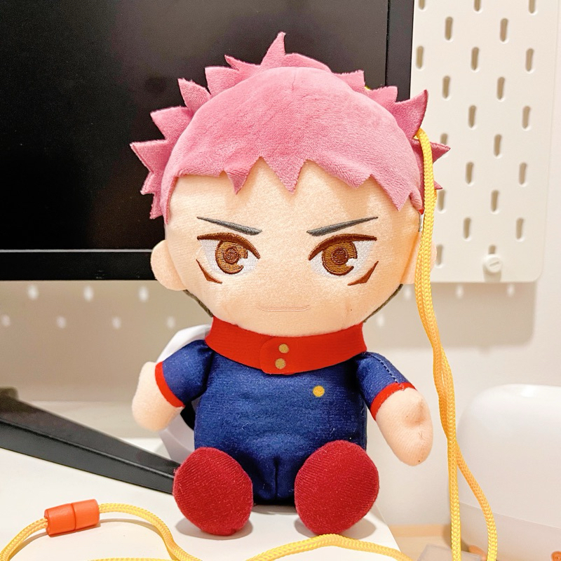 Preloved Offical Jujutsu Kaisen anime Itadori Yuji Neck Clutch Pouch ...
