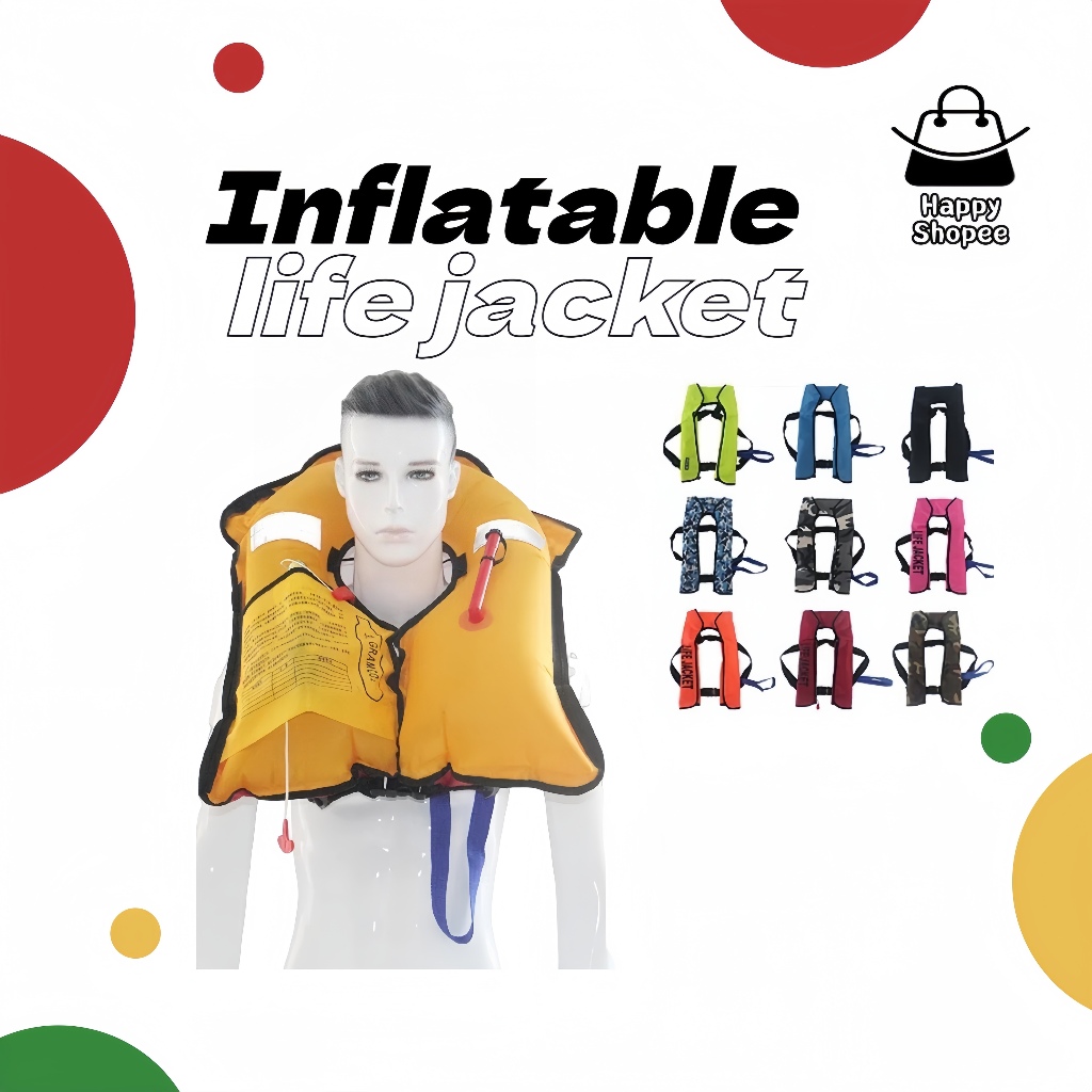 Automatic inflatable life jacket professional portable adult life ...