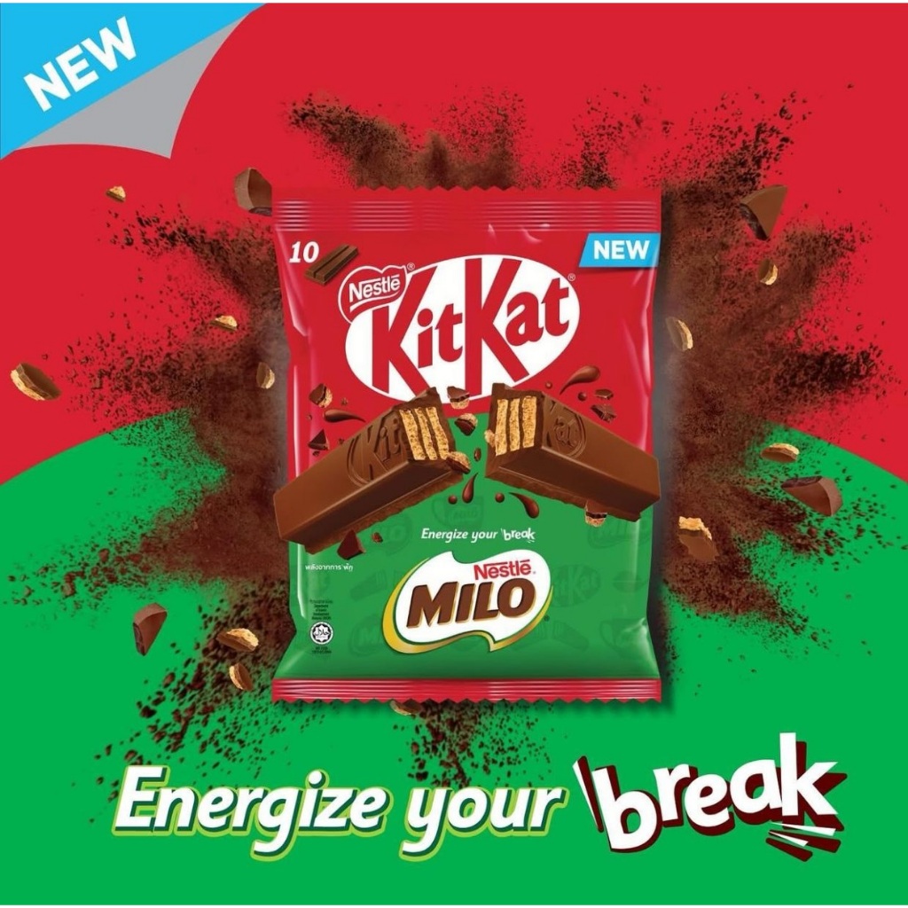 10pcs X 16g Kit Kat 2F Milo Share Bag | Shopee Malaysia
