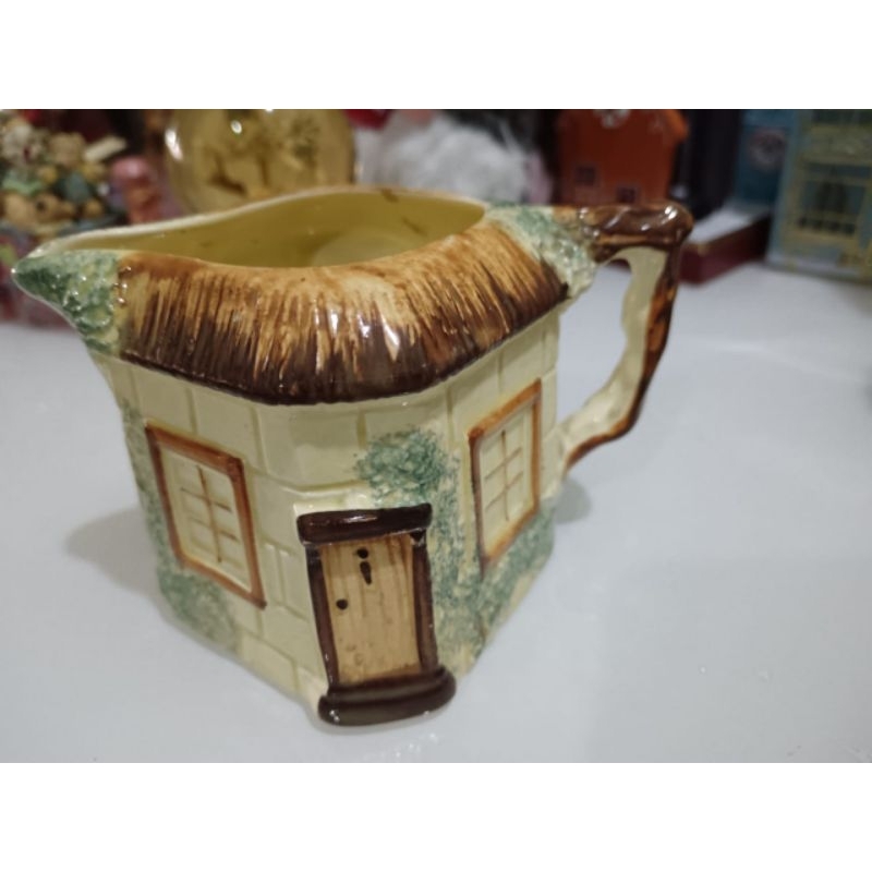 Vintage KEELE STREET POTTERY Cottage Ware Creamer Sugar Made in England ...