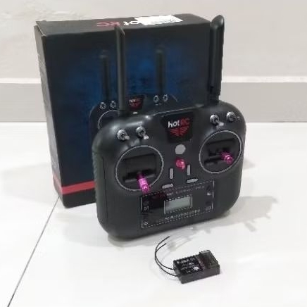 Hotrc Hot RC HT-8A HT8A 4.5-9V 2.4Ghz 8CH PWM FHSS Transmitter Remote ...